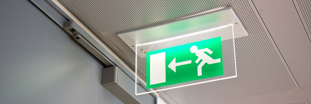 emergency exit sign - Gore Electrical